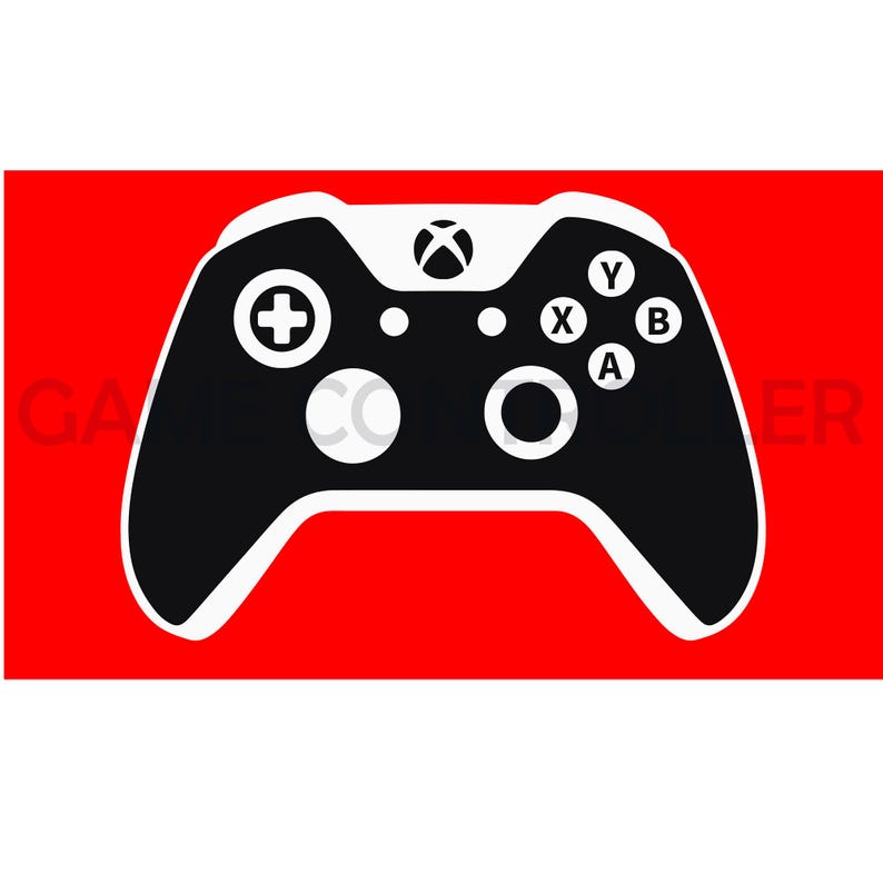 XBOX Controller Ai,svg,png,pdf,eps,dxf | Gamer Clipart | Joystick ...