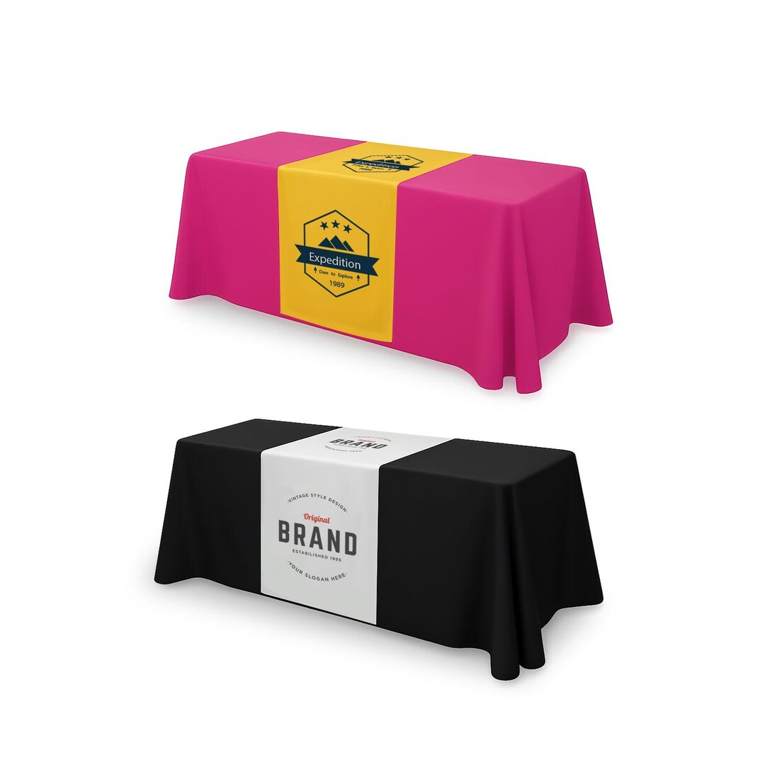 Custom Table Runner - Polyester Full-color Table Cover for Schools and ...