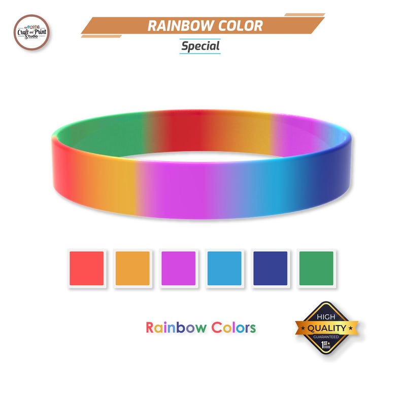 Personalized Imprinted Silicone Wristbands | Custom Rubber Bracelet ...