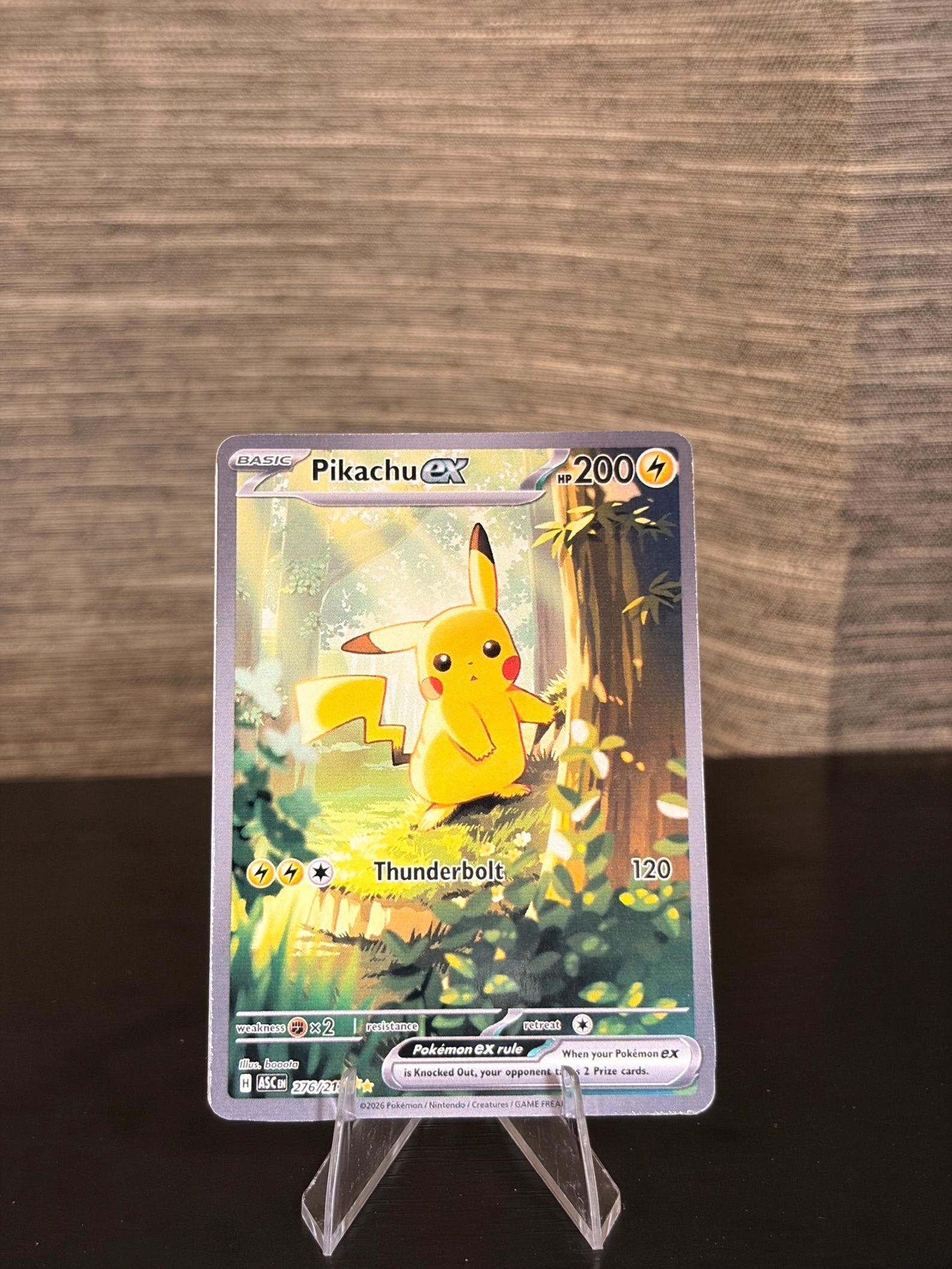Pikachu EX - 276/217 - PROXY CARD - Non Holo - Etsy