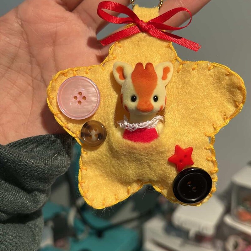 Felt Keychain - Etsy
