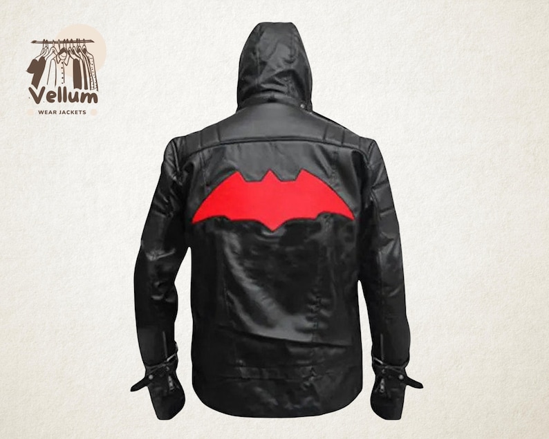 Ultimate Red Hood Jacket – Jason Todd Batman Arkham Knight Black ...