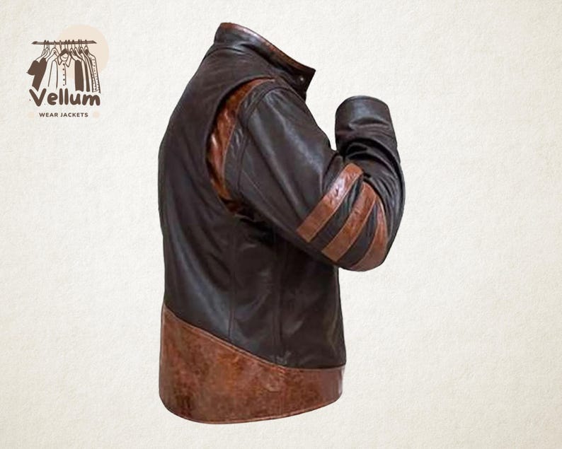 Premium Wolverine Jacket – X-men Origins Brown Bomber Biker Style ...