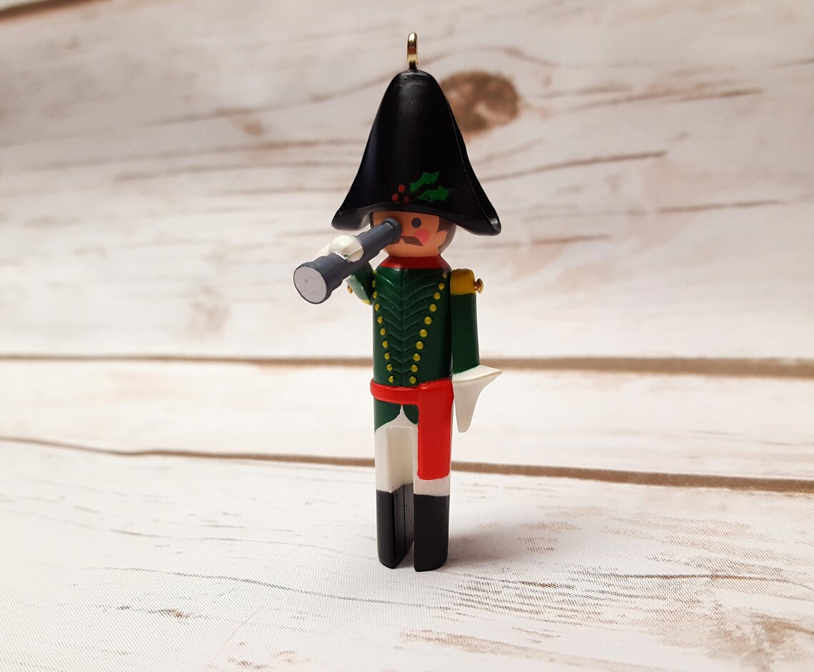 1986 French Clothespin Soldier Hallmark Keepsake Ornament 5th - Etsy