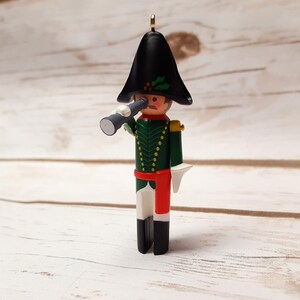 1986 French Clothespin Soldier Hallmark Keepsake Ornament 5th - Etsy