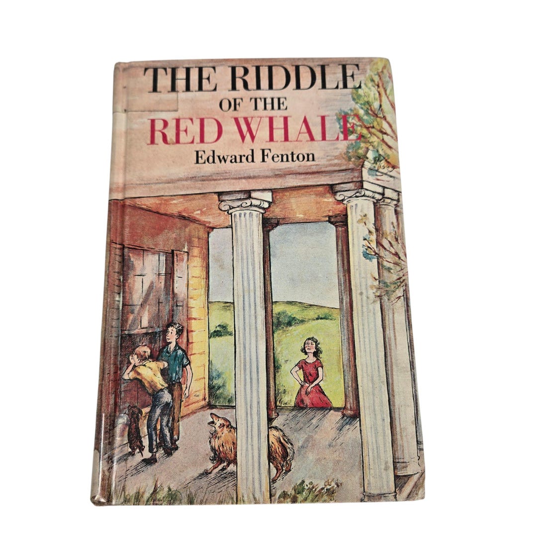 The Riddle of the Red Whale by Edward Fenton 1966 Hardcover Ex Library ...