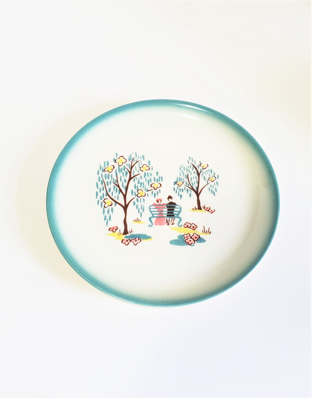 1950s Brock of California Forever Yours Bread and Butter Plate, Mid ...