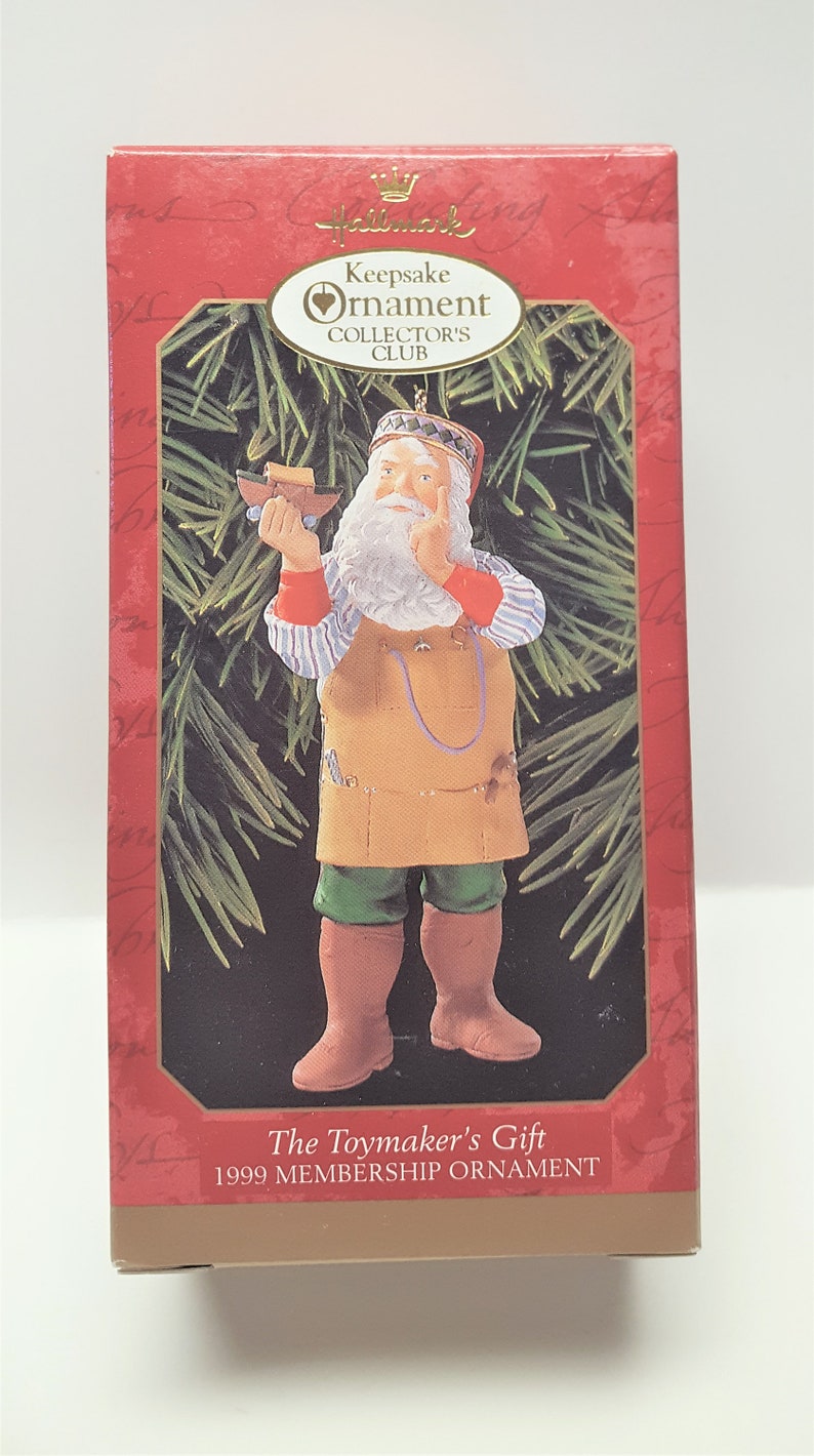 1999 Toymaker's Gift, Club Complement, Hallmark Keepsake Ornament, 1999 ...