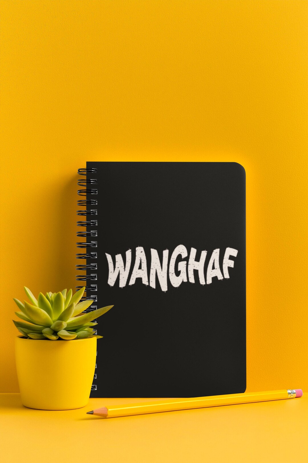 WANGHAF Distorted Typography Design – Retro Grunge Warped Lettering ...