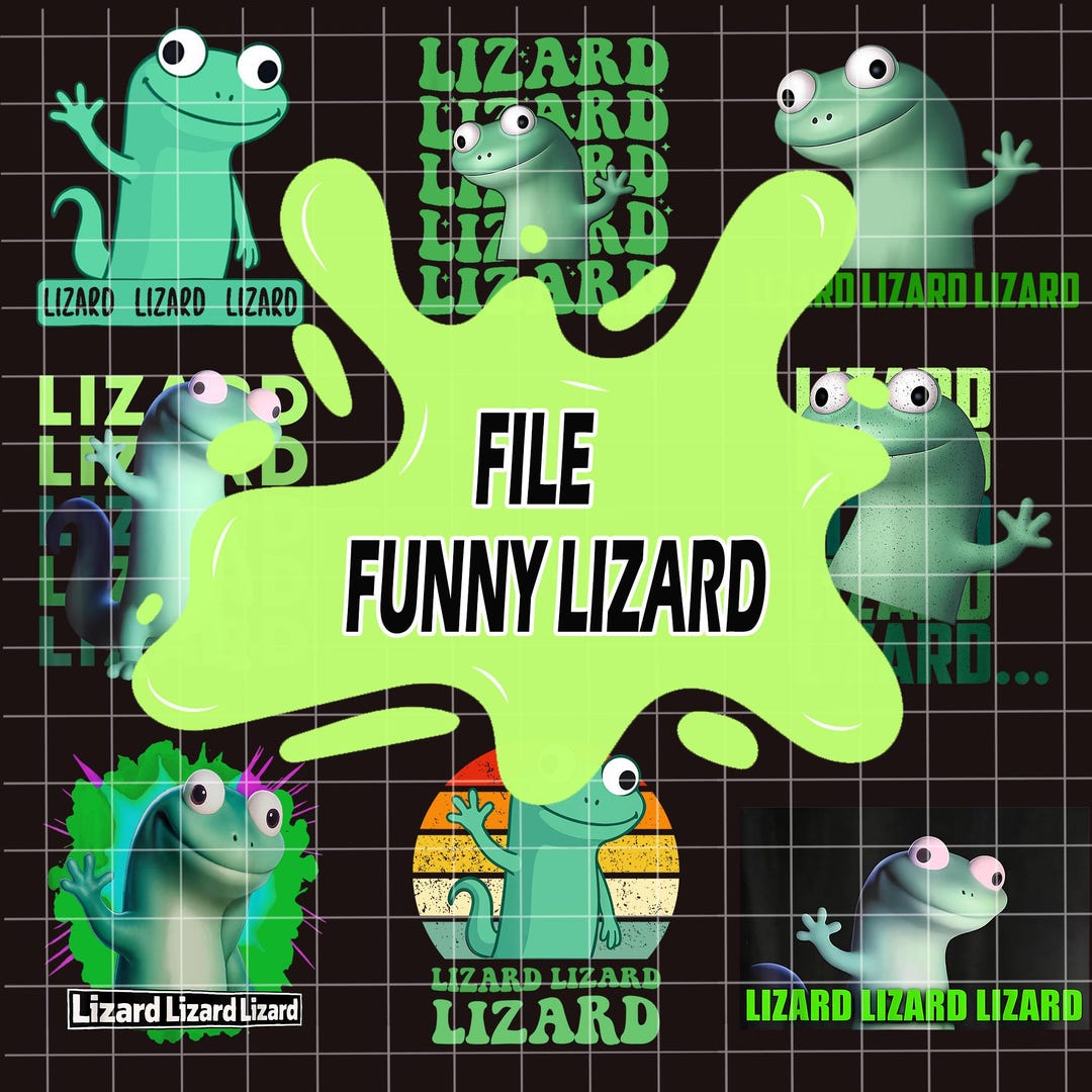 8 Funny Lizard Meme Png Bundle, Lizard Lizard Lizard Png, Elio Lizard ...