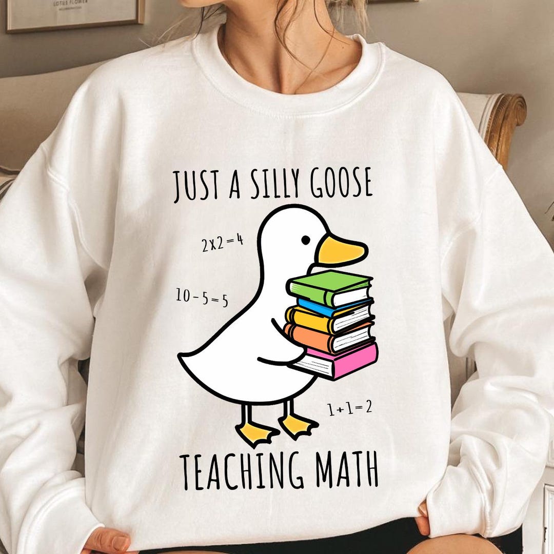 Funny Math Teacher Goose Png, Math Teacher PNG, the Math Png, Back to ...