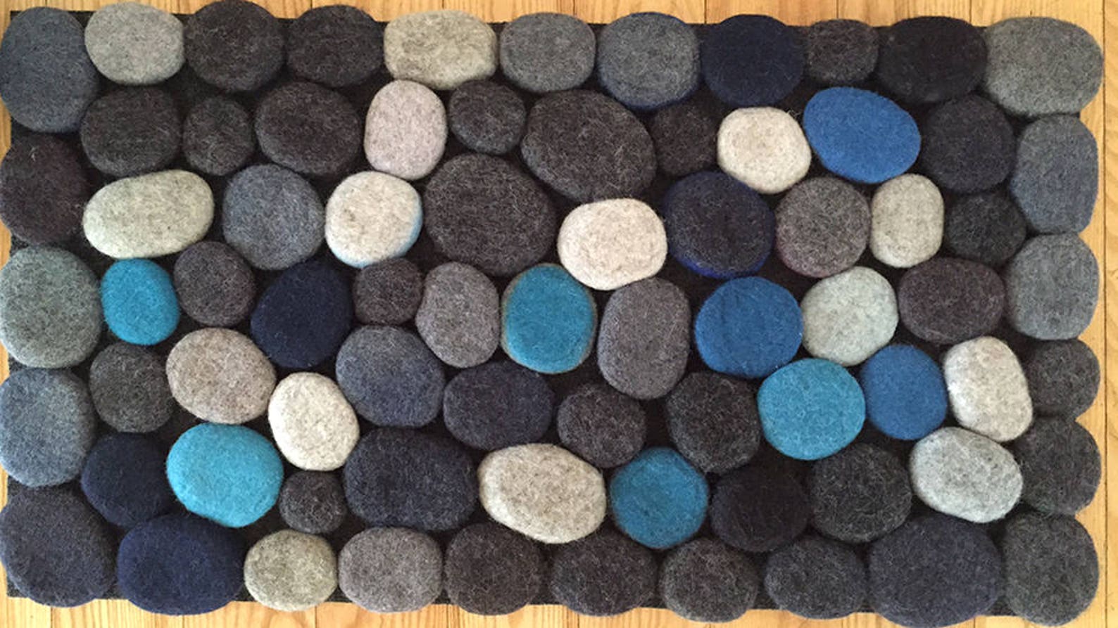 Felt Stone Rug / Bath Mat Super Soft With Soft Core 3D - Etsy