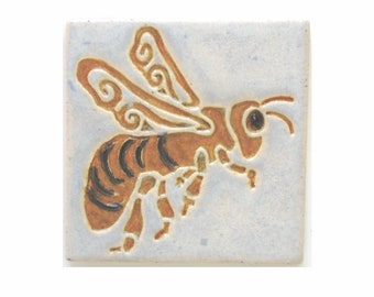 Bee tile | Etsy