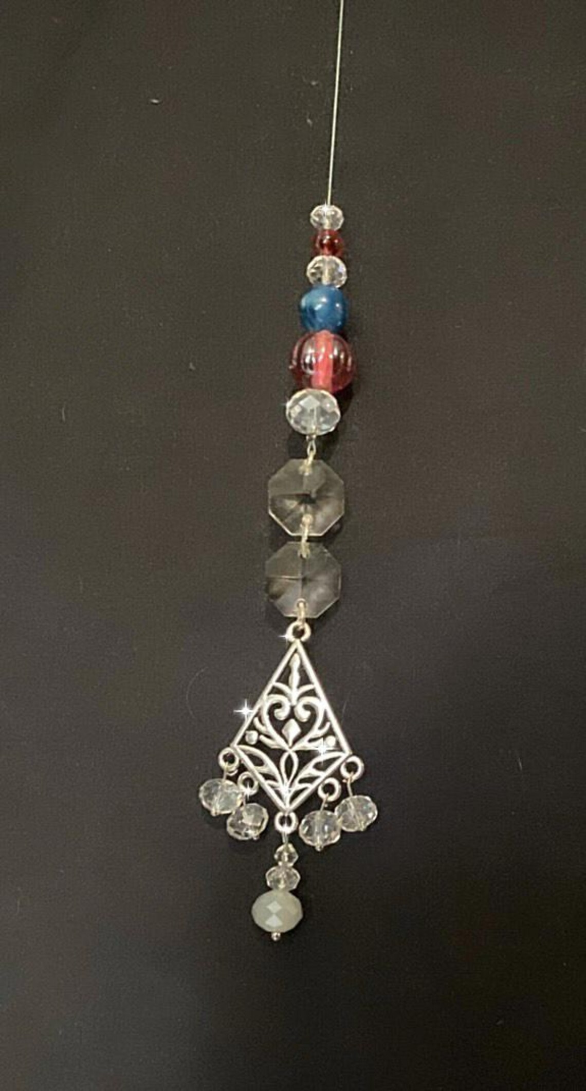 Handmade Crystal Glass Suncatcher, Indoor Light Catcher - Etsy