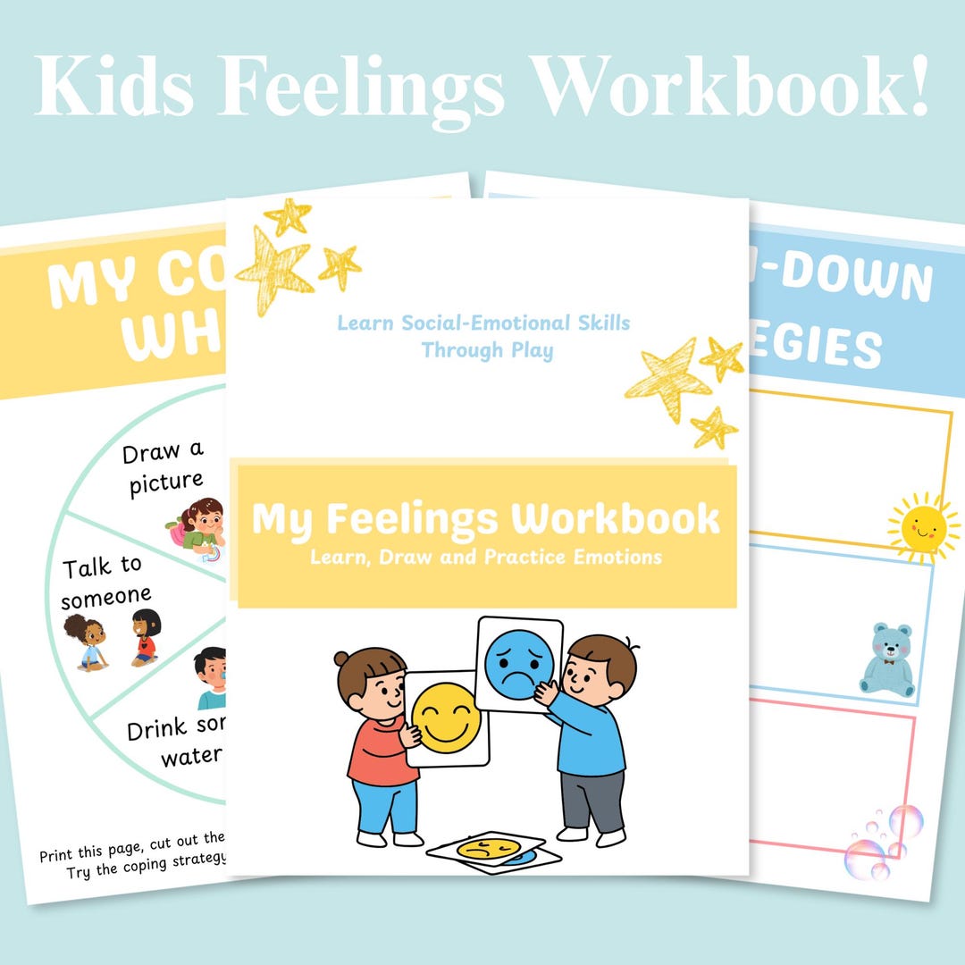 Hojas de trabajo de aprendizaje socioemocional (SEL) / Cuaderno de ...