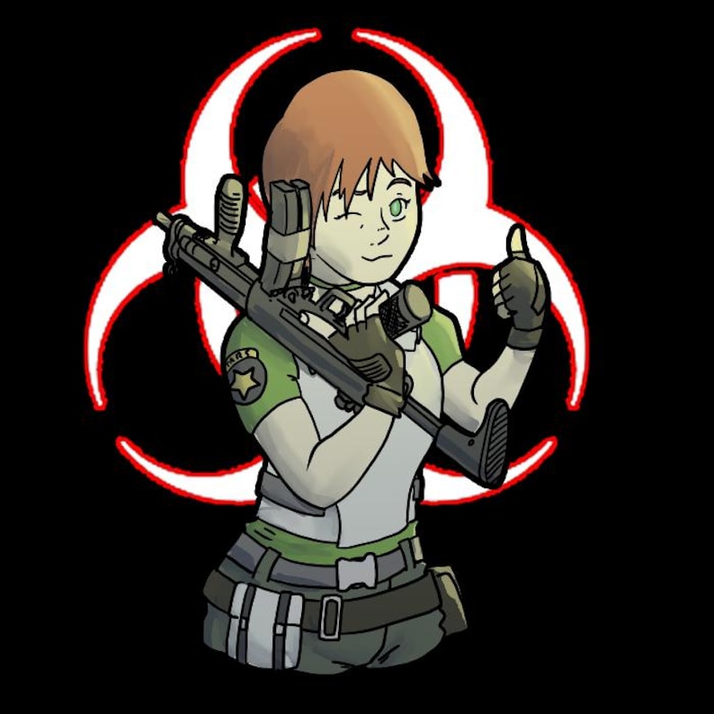 Rebecca Chambers - Resident Evil - Keychain/charm - Etsy