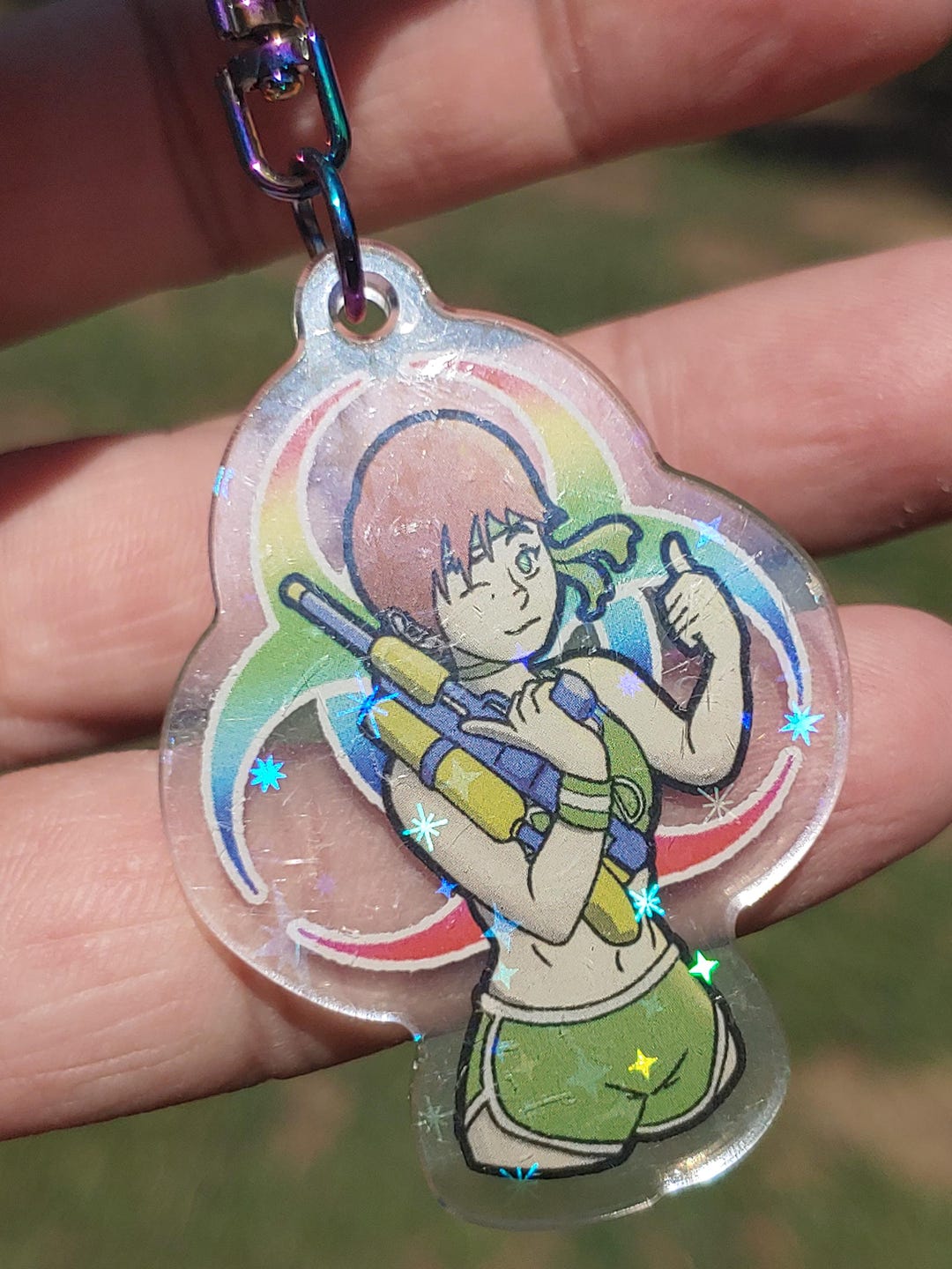 Rebecca Chambers in Basketball Gear- Resident Evil - Keychain/charm - Etsy