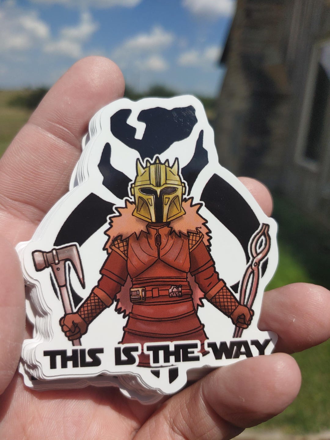 The Armourer - the Mandalorian- Vinyl Sticker - Etsy