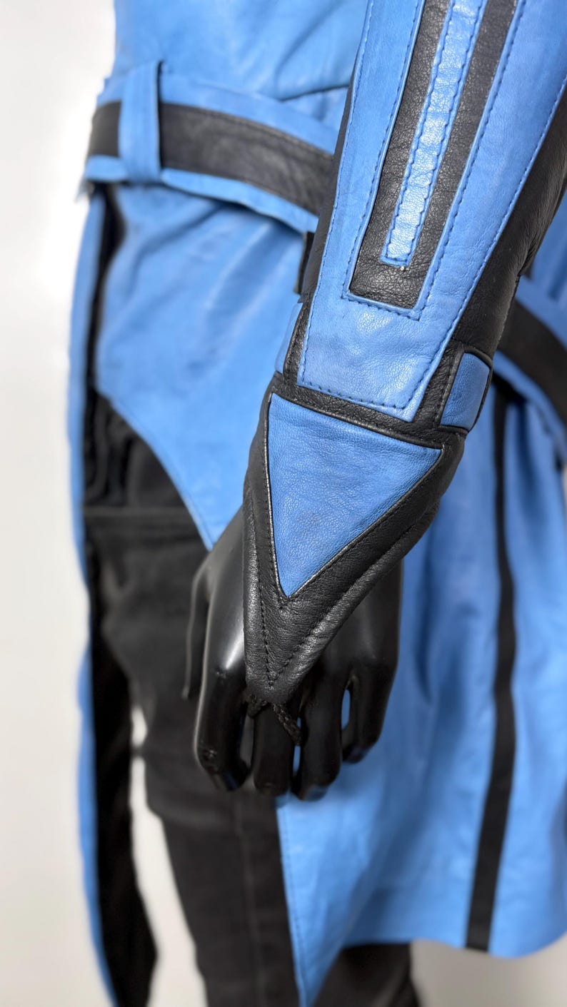 Subzero Mortal Kombat Ninja Costume: Real Leather Cosplay Armor Set - Etsy