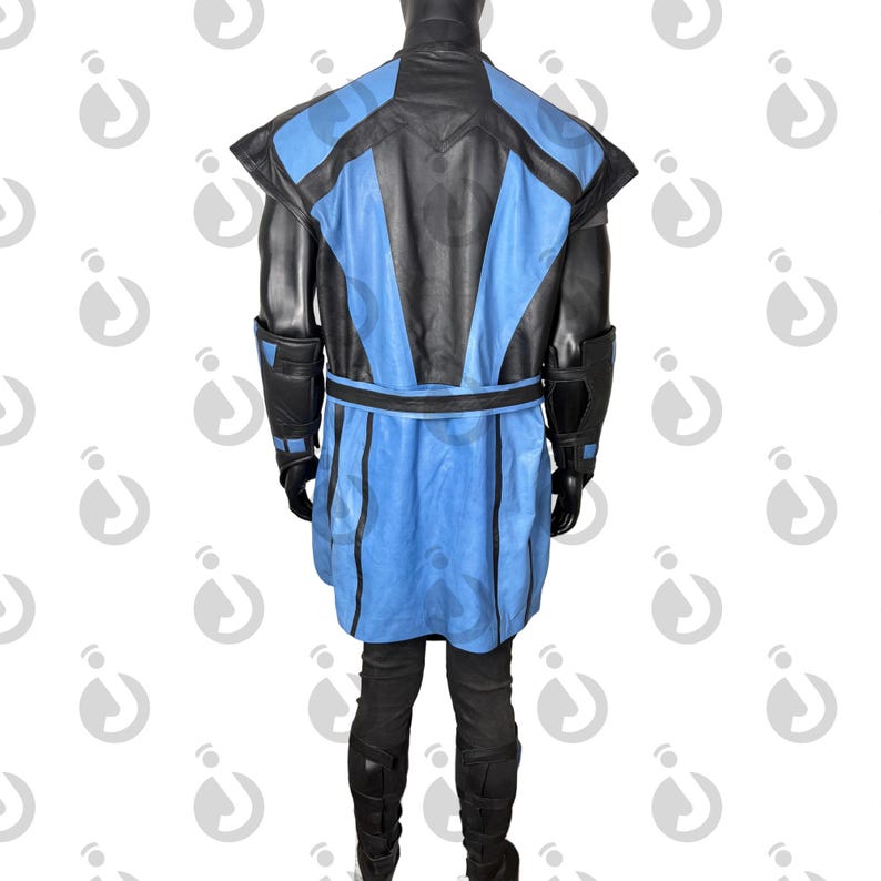 Subzero Mortal Kombat Ninja Costume: Real Leather Cosplay Armor Set - Etsy