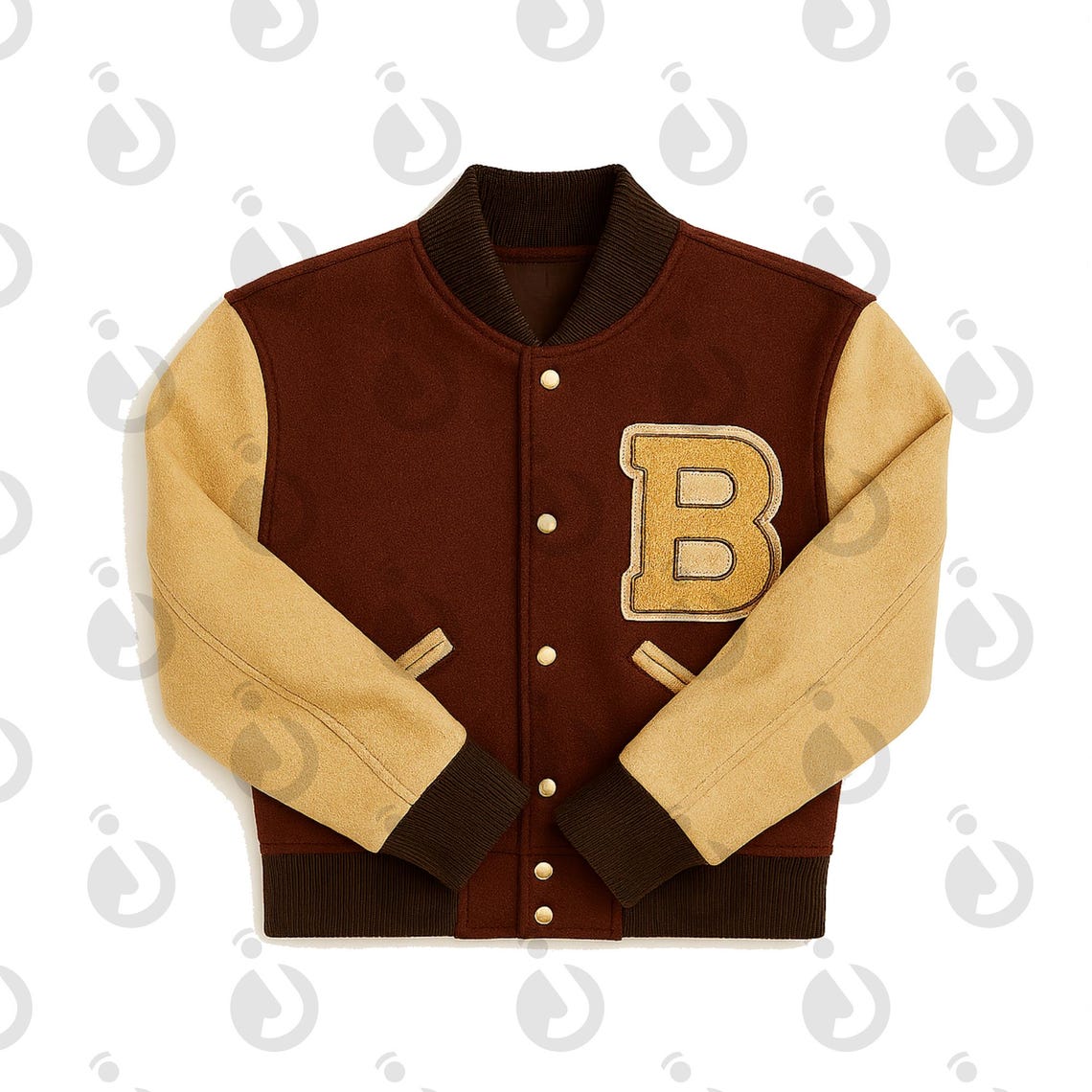 Hotline Miami Varsity Jacket: Brown Wool Bomber Jacket - Etsy