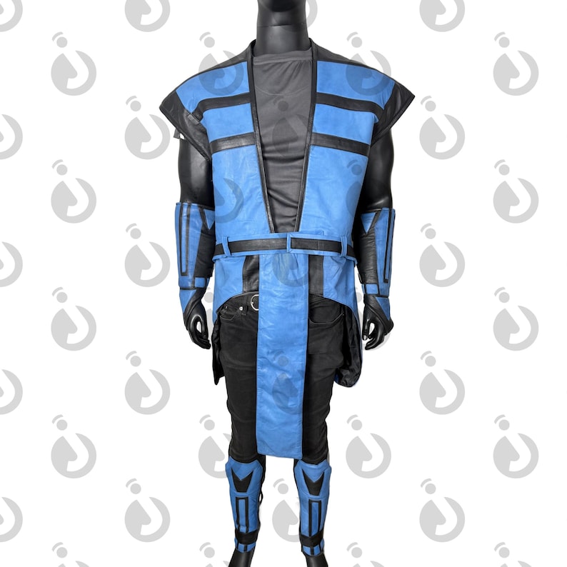 Subzero Mortal Kombat Ninja Costume: Real Leather Cosplay Armor Set - Etsy