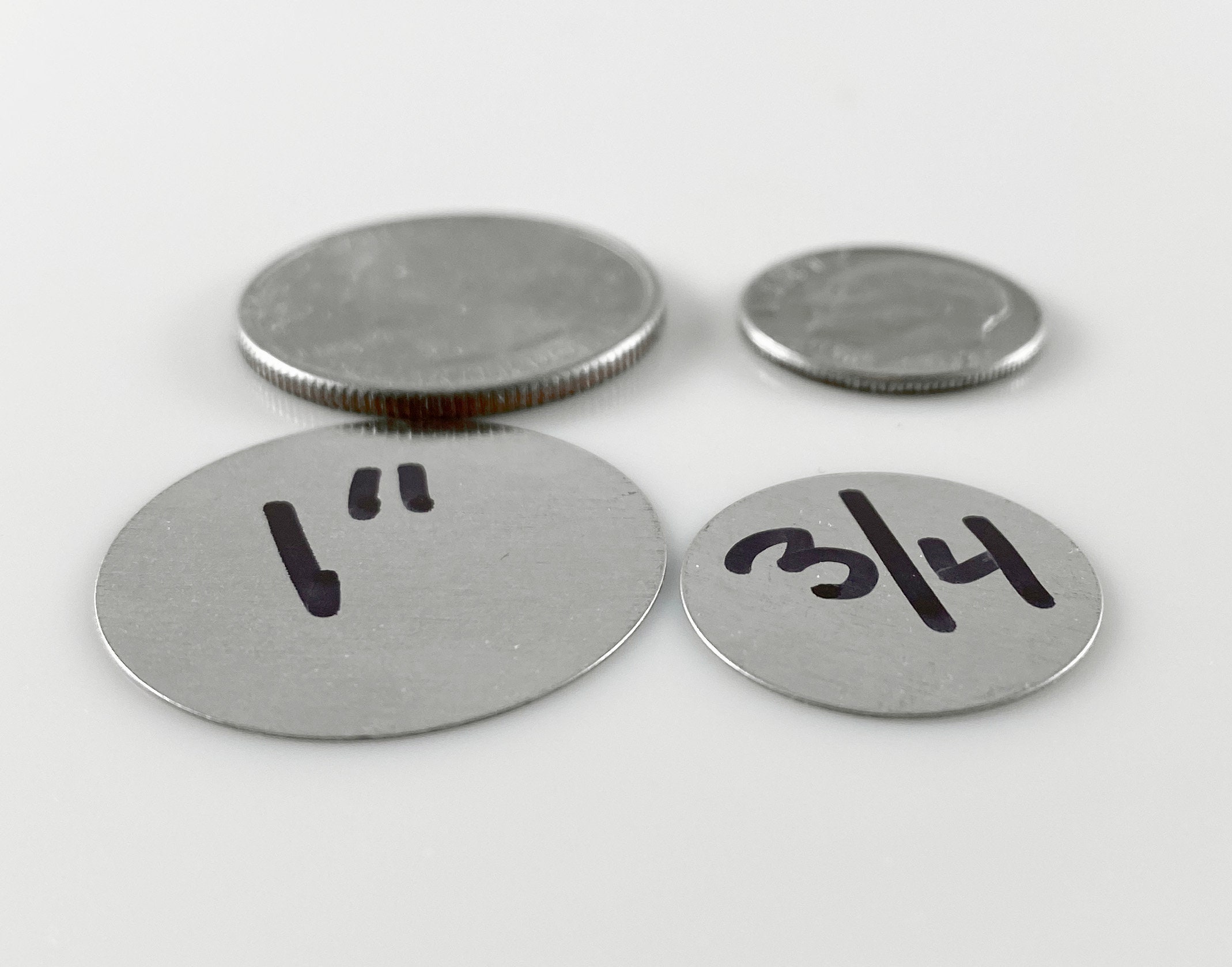 Steel Metal Discs 1" ONE INCH - 1500 Discs - Etsy UK