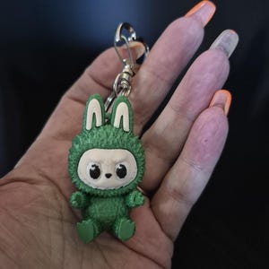 Cute 3d Printed Labubu Keychains/bag Charms, Variety of Colours - Etsy