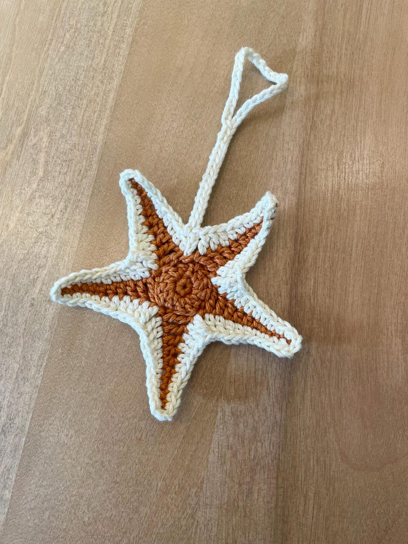 Crochet Starfish Pattern: Easy Beach Keychain DIY (PDF Download) - Etsy