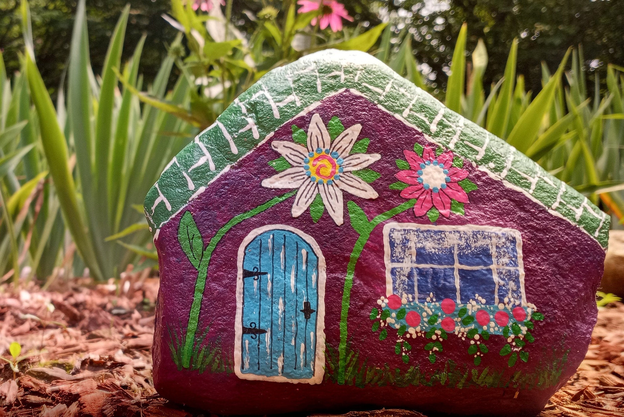 Painted Rock Painted Rocks Mother's Day Gift Painted - Etsy UK