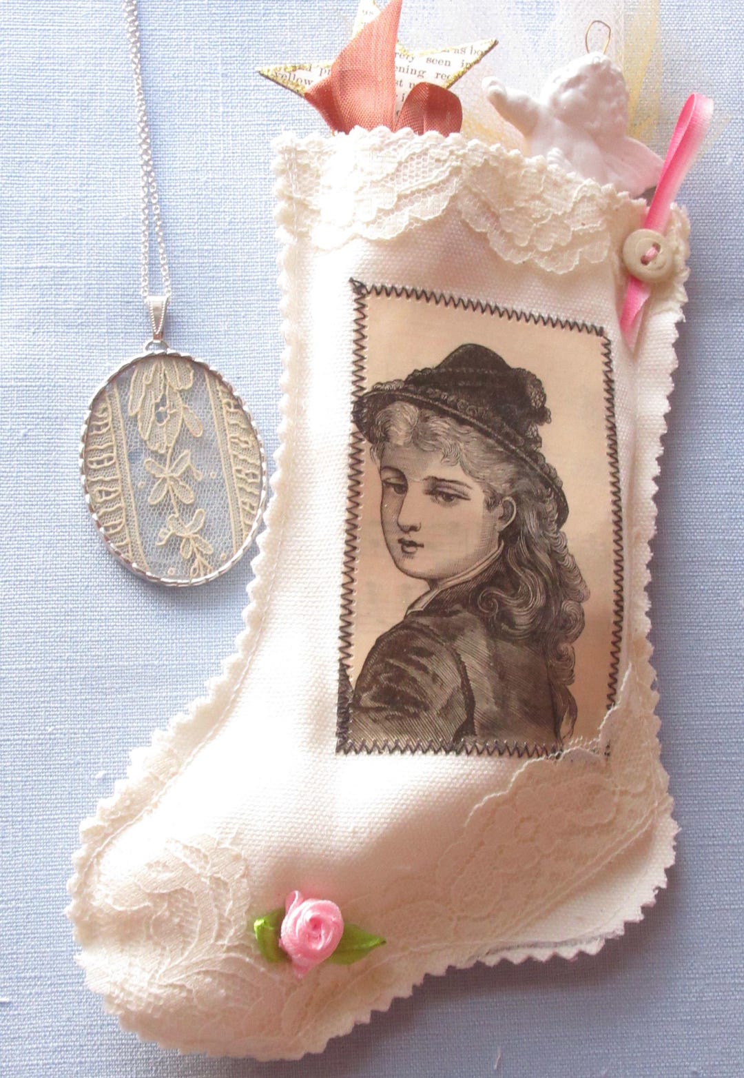 Fiona and the Fig - Christmas Special-victorian Era Lace Charm and Mini ...