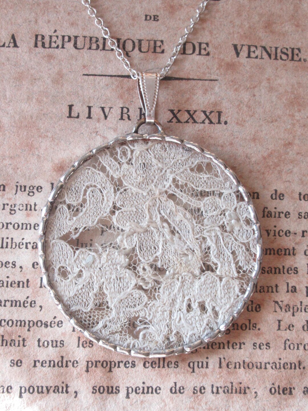 Fiona and the Fig - SUPER SALE - Victorian Lace - Charm Soldered ...