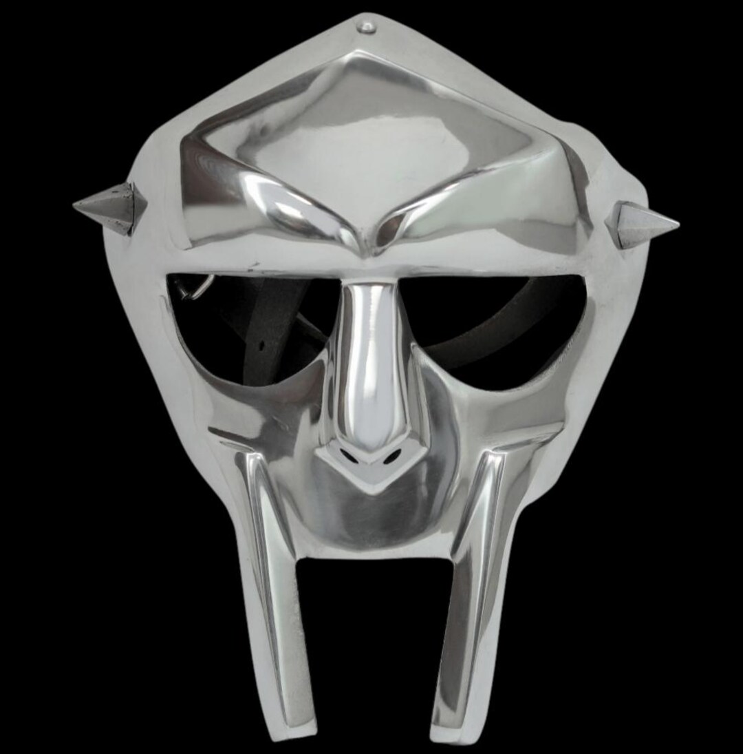 MF DOOM Mask Mad-villain Steel Face Armor Medieval Hand-forged Mask - Etsy