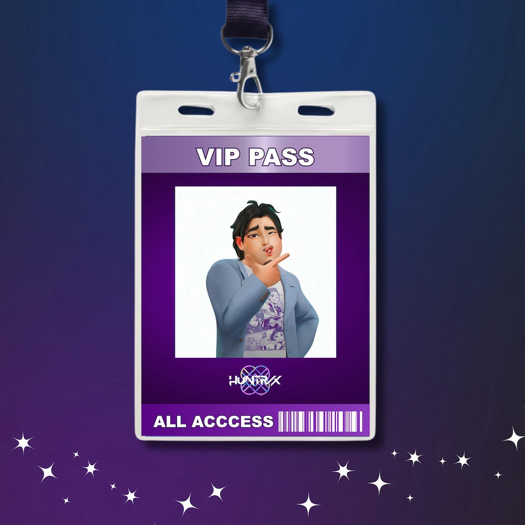 Kpop Dämonenjäger Bobby VIP Pass zum ausdrucken, Bobby Huntrix Header ...