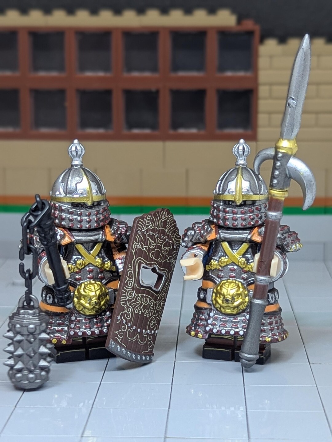 2 Custom Knight of Set Full Ammor Figure: Detailed Craftsmanship – A ...