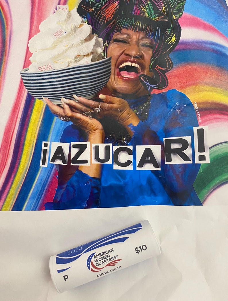 CELIA CRUZ 2024 American Women Quarters Roll of 40 Quarters - Etsy