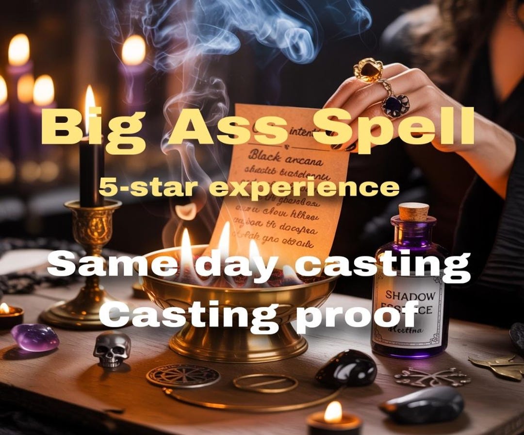 BIG ASS SPELL, Body Enhancement, Confidence Boost, Beauty Manifestation ...