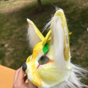 Lemon Cat Therian Mask - Etsy