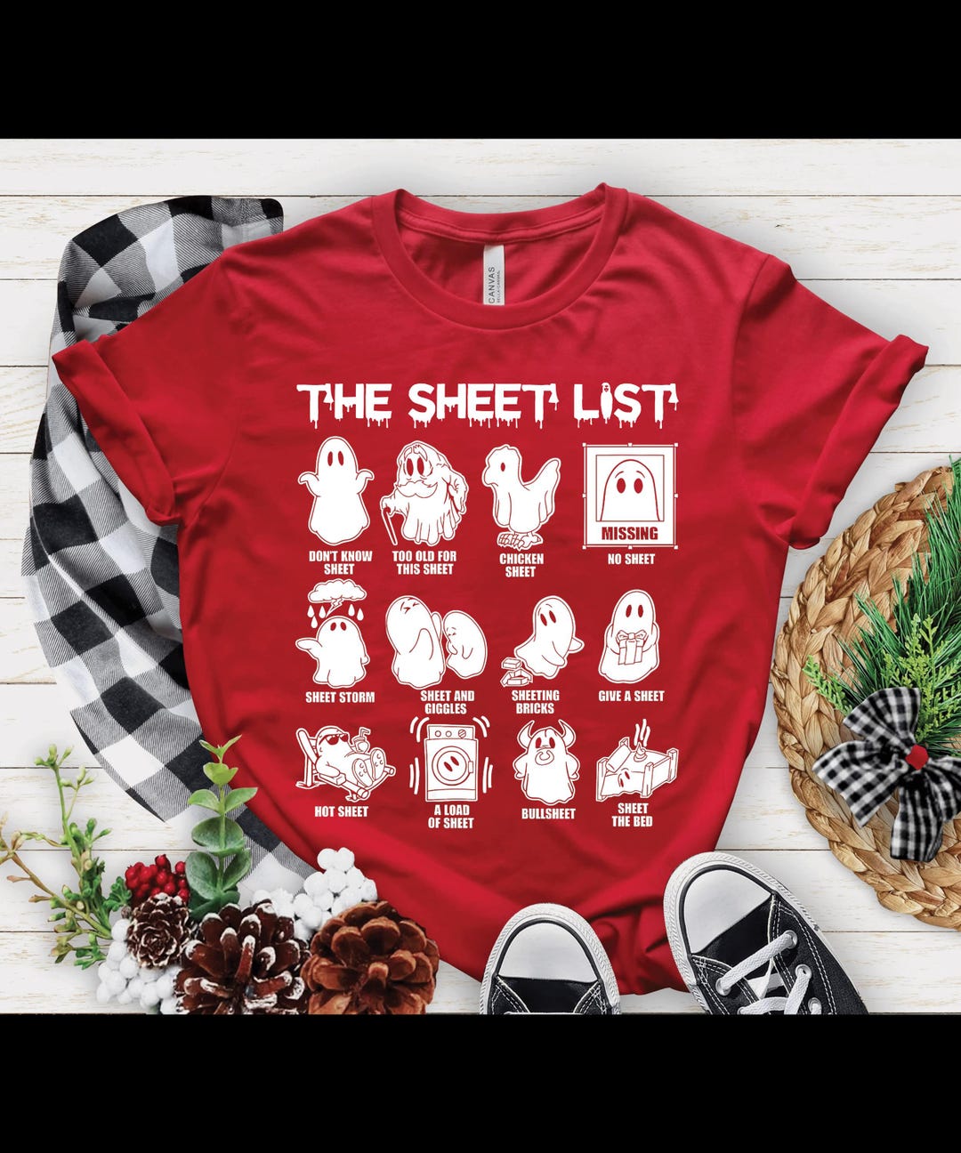 The Sheet List - Spooky & Stylish Ghost Design SVG/PNG/JPEG – Haunt ...