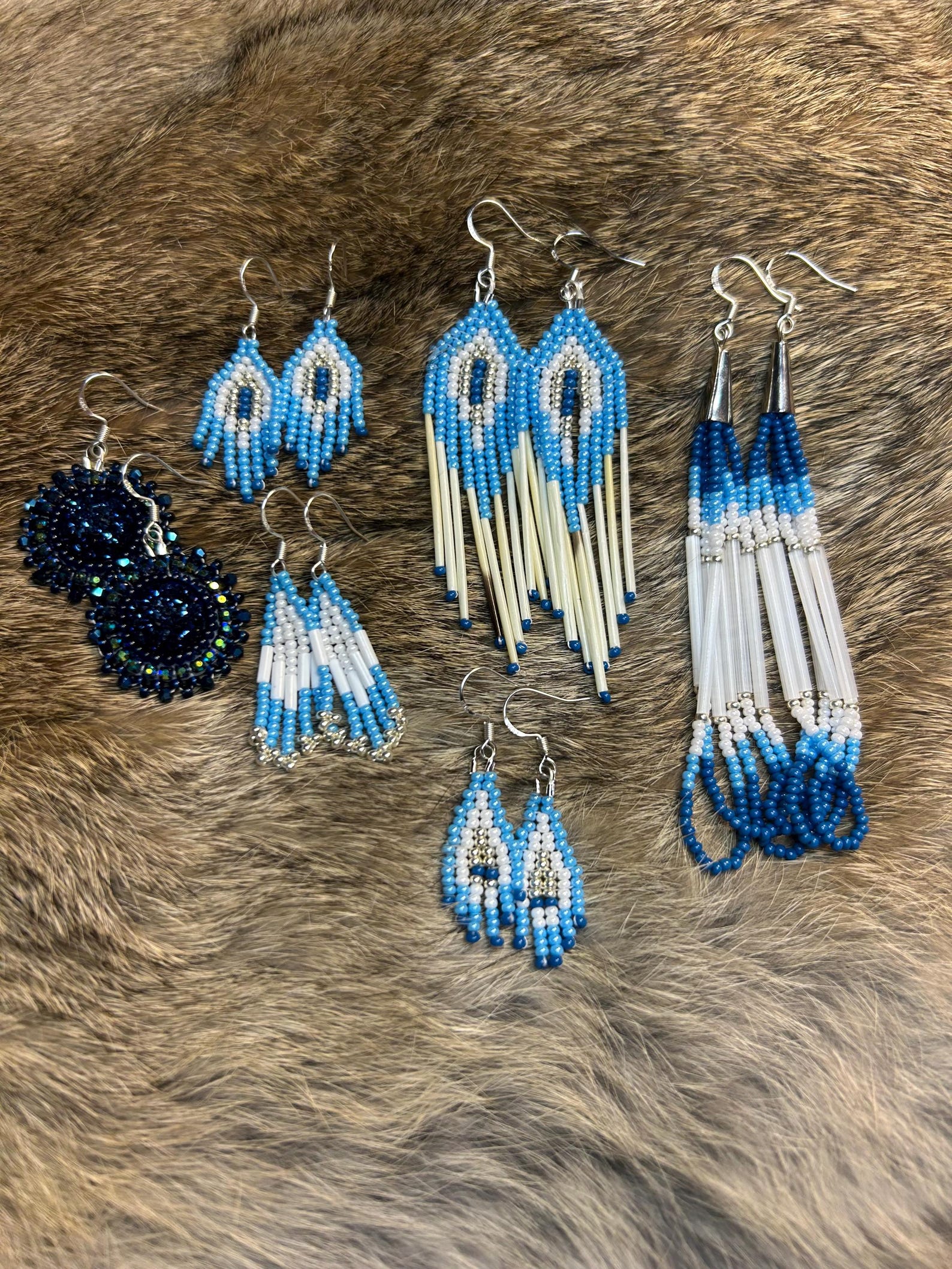 Blue Ice Earring Collection - Etsy