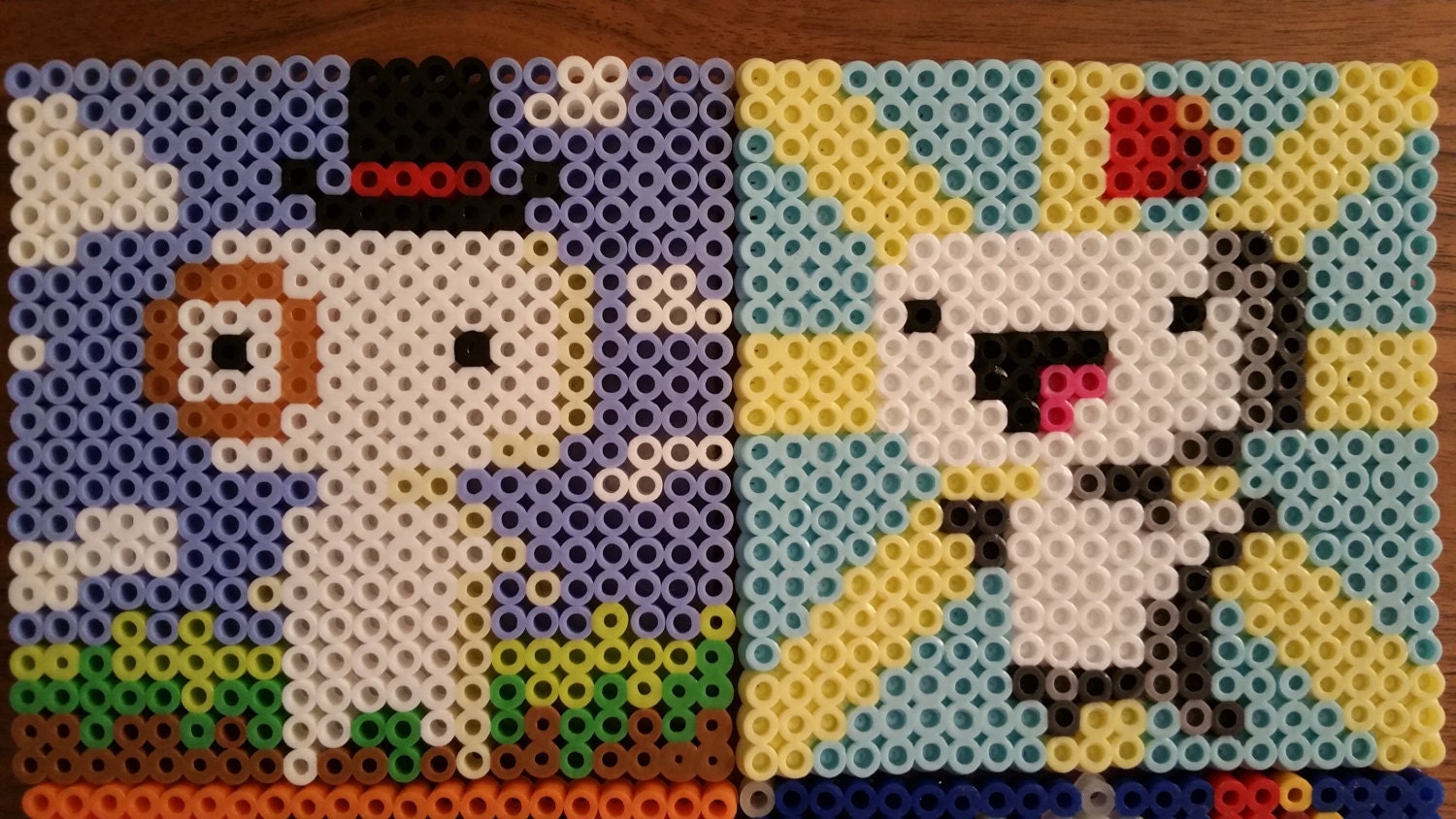 Fez Video Game Inspired Gomez 8-bit Pixel Perler Coasters Set - Etsy