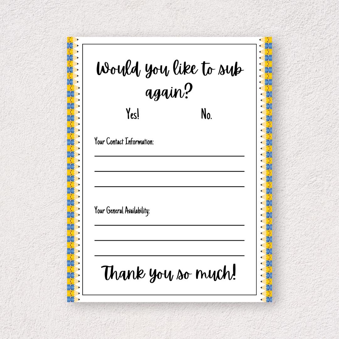 Editable Substitute Teacher Binder Template: Elementary Classroom Canva ...