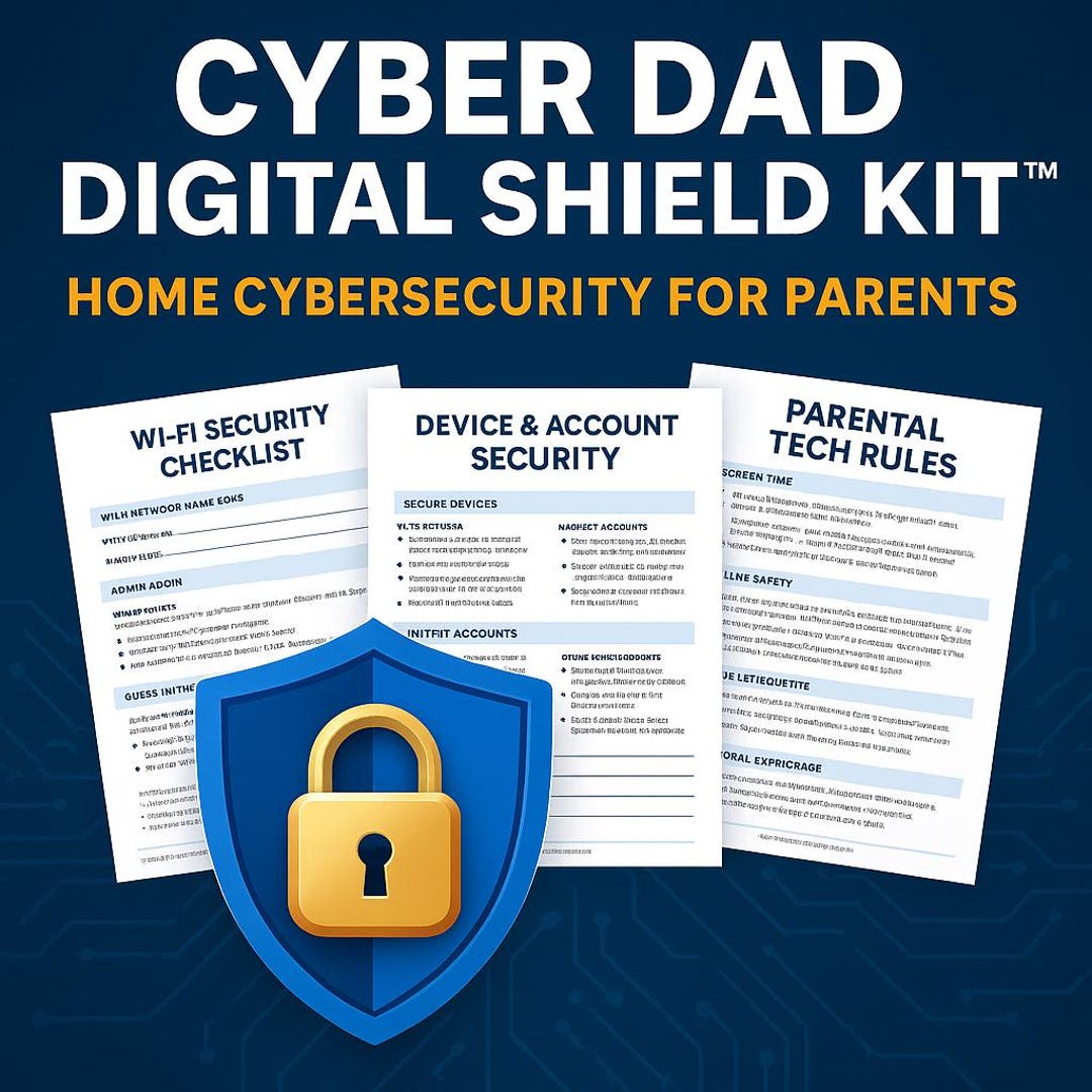 Cybersecurity Kit for Families: Digital Safety Printables & Wi-fi ...