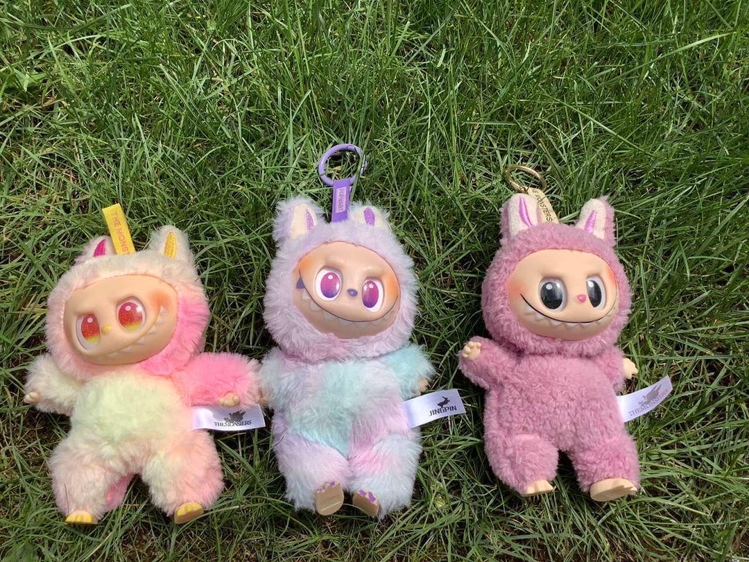 Real Labubus Collectible Dolls Real Kawaii Cute / Labubu Popmart - Etsy UK