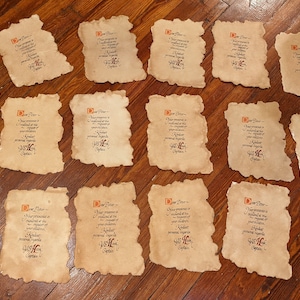 Hook Ransom Note Peter Pan - Hand Torn, Hand Calligraphy, Hand Dyed ...