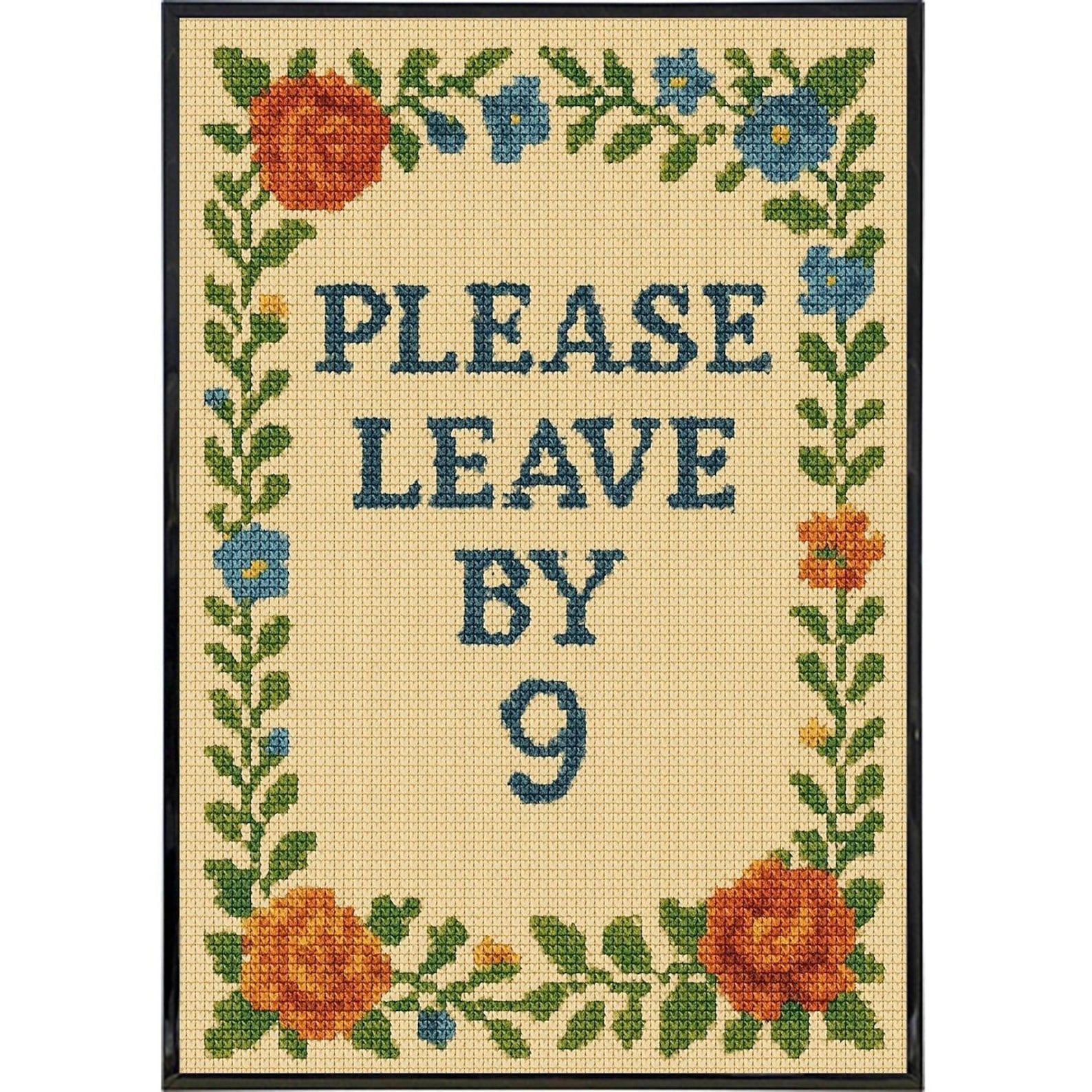 Please Leave by 9 Poster Print - Etsy