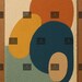 Mid-century Modern Abstract Area Rug: Geometric Organic Shapes - Etsy