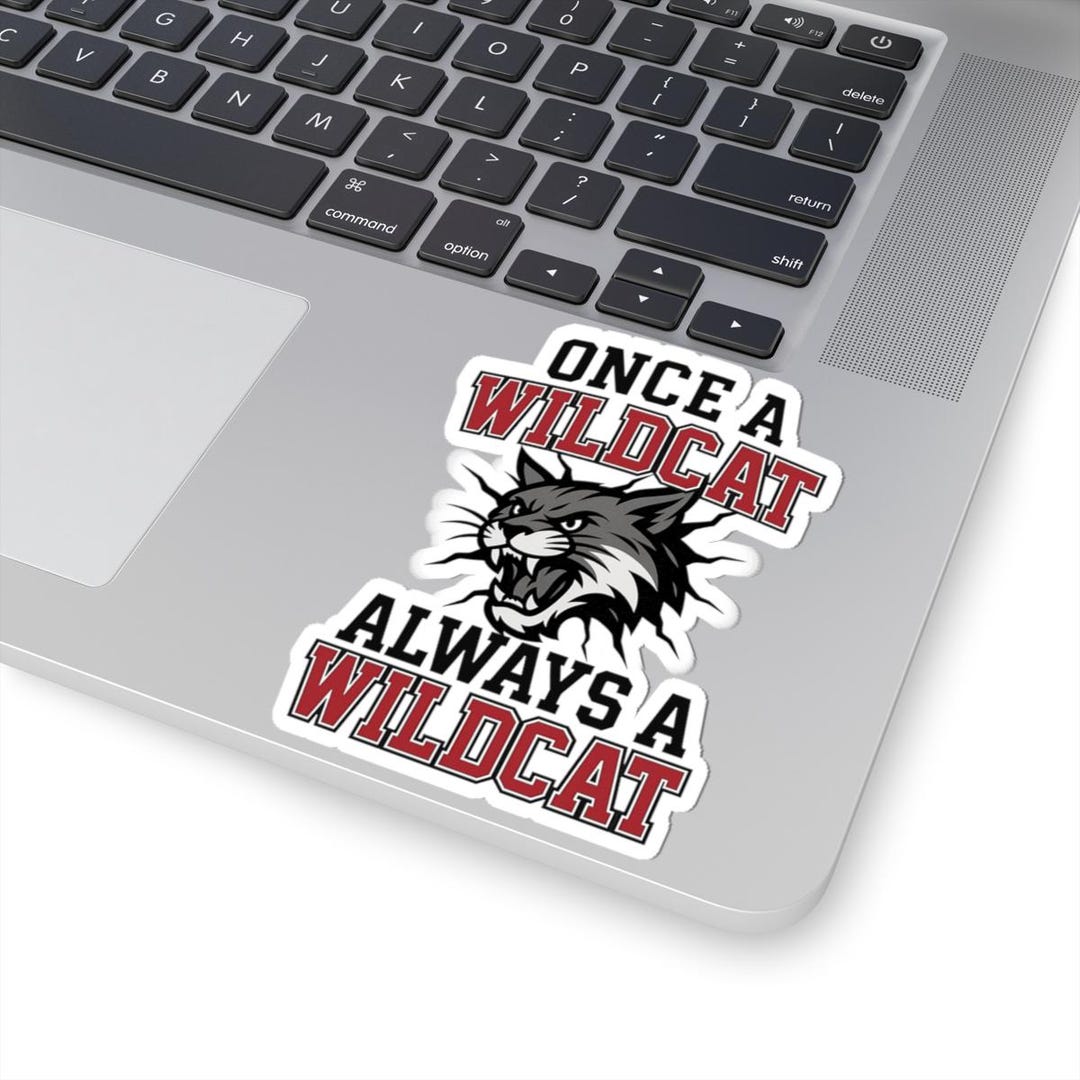 Wildcat Mascot, Wildcat Sticker, School Spirit, Wildcat School, Wildcat ...