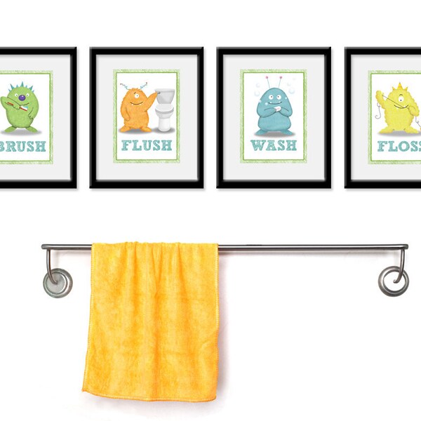 Monster Bathroom - Etsy
