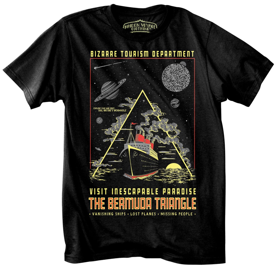 Bermuda Triangle Tee (unisex) Glow in the Dark - Etsy